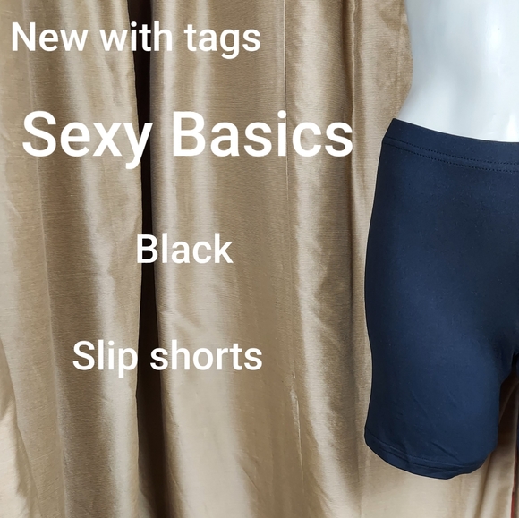 Sexy Basics | Intimates & Sleepwear | New Sexy Basics Black Slip Shorts ...